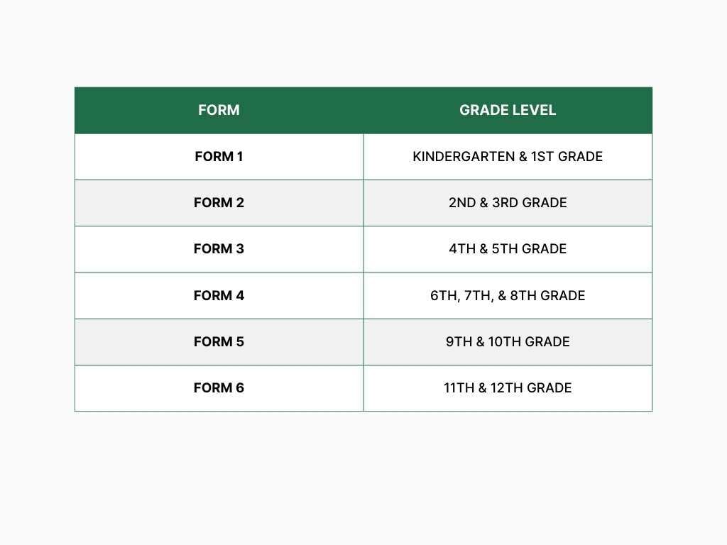 Form System & Curriculum